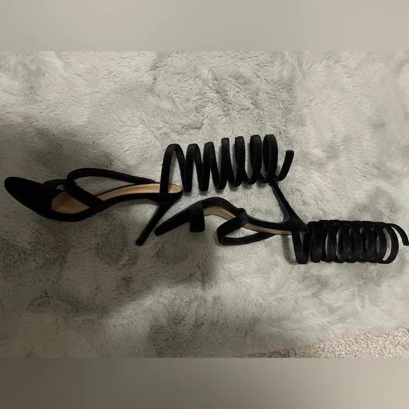 Anne Michelle | Shoes | Anne Michelle Black Strappy Heels | Poshmark